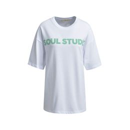 Smith & Soul SMITH & SOUL Damen Rundhalsshirt, gr&uuml;n, Gr. XS, bedruckt, Single Jersey, Material: 100% Baumwolle, Shirts