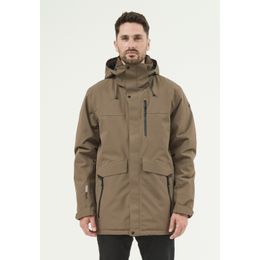 WHISTLER Herren Parka "Buron", gr&uuml;n, Gr. XL, unifarben, 100% Polyester, Jacken, mit komfortablem Langschnitt