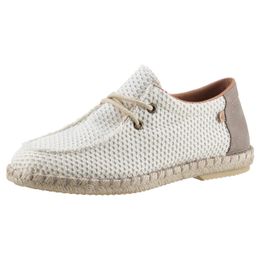 VERBENAS Herren Bootsschuh "TRUMAN BUZZBEE", Gr. 39, beige, Textil, Veloursleder, Schuhe, Espadrilles, Sommerschuh, Schn&uuml;rschuh mit Juterahmen