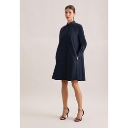 Seidensticker Damen Sommerkleid "Schwarze Rose", blau, Gr. 38, gl&auml;nzend, unifarben, 97% Baumwolle, 3% Elasthan, Kleider, 1/1 Kragen Uni
