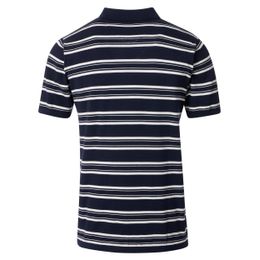 Casamoda Herren Poloshirt "Casamoda Polo-Shirt gestreift", blau, Gr. XL, 100% Baumwolle, Shirts