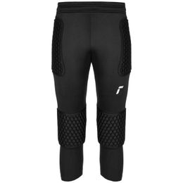 Reusch M&auml;dchen Torwarthose "Contest 3/4 Short Advance Junior", silber, Gr. M, mehrfarbig, 100% Polyester, Hosen, mit eingen&auml;hten Polstern