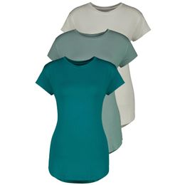 alife and kickin ALIFE & KICKIN Damen T-Shirt "Damen AriAK Kurzarmshirt, T-Shirt", bunt, Gr. XS, 95% Viskose, 5% Elasthan, Shirts