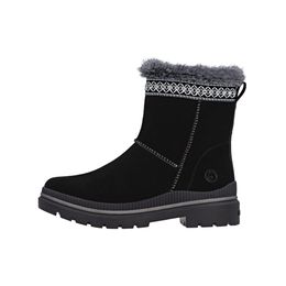 Remonte Damen Stiefelette "Remonte Stiefelette Veloursleder", Gr. 39schwarz, grau, Veloursleder, Schuhe