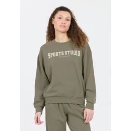ENDURANCE ATHLECIA ATHLECIA Damen Sweatshirt "Giannis", gr&uuml;n, Gr. 40, unifarben, 65% Polyester, 35% Baumwolle, Sweatshirts, mit atmungsaktivem Design