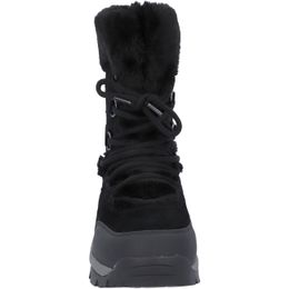 Hi-Tec Damen Wanderschuh "Hi-Tec Stiefel Moritz Wp 200", Gr. 38schwarz, 60% Rindswildleder/30% Kunstfell/10% Synthetik 100% Textil 90% EVA/10% Textil