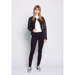Mustang Damen Lederjacke "Akara", schwarz, Gr. XL, Obermaterial: 100% Lammleder. Futter: 100% Baumwolle. &Auml;rmelfutter: 100% Polyester, Jacken