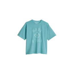 Marc O'Polo T-Shirt MARC O'POLO "aus reiner Bio-Baumwolle", M&auml;dchen, Gr. 164, blau, Obermaterial: 100% Baumwolle, unifarben, relaxed fit, Rundhals, Shirts T-Shirt