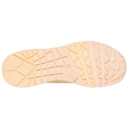 Skechers Damen Sneaker "Street Uno - Stand on Air", Gr. 36, gelb, Lederimitat, Schuhe, Freizeitschuh, Halbschuh, Schn&uuml;rschuh mit Memory Foam