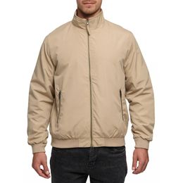 INDICODE Herren Bomberjacke "INCatall"cornstalk, Gr. XL, unifarben, Web, Obermaterial: 100% Polyester, Jacken