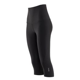 WINSHAPE Damen Leggings "3/4 Functional Comfort HWL212C", schwarz, Gr. S, 85% Polyester, 15% Elasthan, Hosen, High Waist