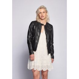 Maze Damen Lederjacke "4201972", schwarz, Gr. XL, Obermaterial: 100% Lammleder. Futter: 100% Polyester, Jacken