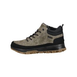 Rieker Damen Schn&uuml;rstiefelette "Rieker Stiefelette Lederimitat", Gr. 45schwarz, braun, Lederimitat, Schuhe