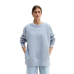Marc O'Polo MARC O'POLO Damen Sweatshirt "mit recycelter Baumwolle"grau horizon, Gr. M, unifarben, Obermaterial: 100% Baumwolle, Sweatshirts