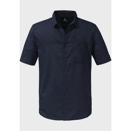 Sch&ouml;ffel SCH&Ouml;FFEL Herren Outdoorhemd "Shirt Triest M", blau, Gr. 46, Oberstoff : 69% Baumwolle 25% Nylon 6% Hanf, Hemden