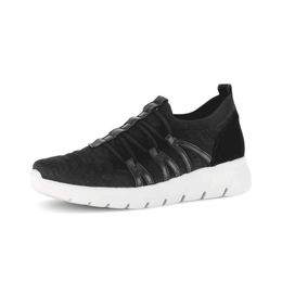 Gabor Damen Sneaker "Sneaker low", Gr. 42, schwarz-wei&szlig;, Schuhe