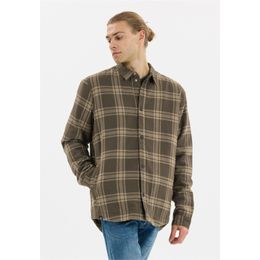 WHISTLER Herren Fleeceshirt "Hobbis", braun, Gr. 4XL, gestreift, unifarben, 60% Baumwolle, 40% Polyester, Shirts, mit zwei praktische Seitentaschen