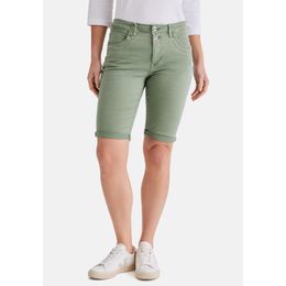 STOOKER WOMEN Damen Bermudas "KORFU Bermuda Boyfriend Fit", gr&uuml;n, Gr. 46, Denim/Jeans, 98% Baumwolle, 2% Elasthan, Hosen, Bermuda 5-Pocket Boyfriend