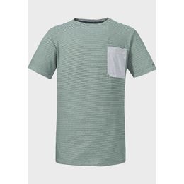 Sch&ouml;ffel SCH&Ouml;FFEL Herren Funktionsshirt "T Shirt Bari M", gr&uuml;n, Gr. 56, Oberstoff : 55% Hanf 45% Baumwolle, Shirts