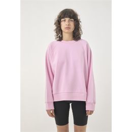 Cleptomanicx Damen Strickpullover "Crewneck Ligull", pink, Gr. XL, unifarben, 100% Baumwolle, Pullover, Locker geschnitten