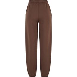 Urban Classics Damen Jogginghose "Urban Classics Ladies Fluffy Sweatpants"chocolatebraun, Gr. M, unifarben, 70% Baumwolle, 30% Polyester, Hosen