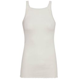SEAMLESS BASIC Damen Funktionstop "Seamless Basic Top Silky Daze"off, wei&szlig;, Gr. M, Obermaterial: 100% Seide, Tops