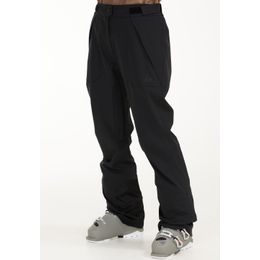 SOS Damen Skihose "Alta", schwarz, Gr. L, mehrfarbig, unifarben, 100% Polyester, Hosen, mit praktischen Rei&szlig;verschlusstaschen