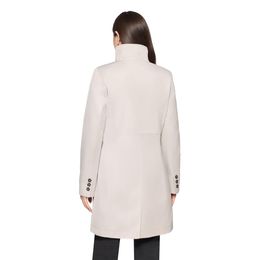 Gil Bret Damen Outdoorjackesilber rock, Gr. 40, unifarben, Web, Obermaterial: 58% Baumwolle, 42% Polyester, Jacken, mit Stehkragen