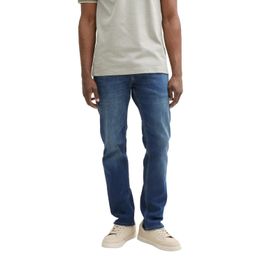 Herren Straight-Jeans, blau, Gr. 36, Tom Tailor Denim, Denim/Jeans, Obermaterial: 70% Baumwolle, 28% Polyester, 2% Elasthan, Jeans, im klassischen