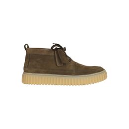 Clarks Herren Stiefelette "Torhill Lace High", Gr. 45, braun, Schuhe, mit gerippter Laufsohle