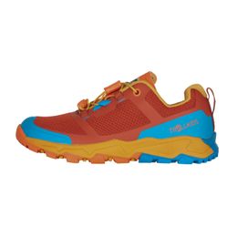 Trollkids Kinder Outdoorschuh "Kids Sandefjord Hiker XT", Gr. 36rot clay, dynamic blau, mustard, Synthetik, Schuhe, wasserdicht