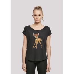 F4NT4STIC Damen T-Shirt "Disney Bambi Classic", schwarz, Gr. XS, Obermaterial: 100% Baumwolle, Shirts, Print