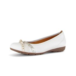 Gabor Damen Ballerina "Eleganter Ballerina", Gr. 40creme, Schuhe