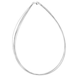 OSTSEE-SCHMUCK Damen Halsreif "- Edelstahl 7-reihig - Edelstahl -", 42, Edelstahl, grau, Edelstahl, Halsketten