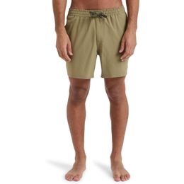 Quiksilver Herren Boardshorts "Surfsilk Solid 16"", gr&uuml;n, Gr. XS, Obermaterial: 92% Polyester, 8% Elasthan., Hosen
