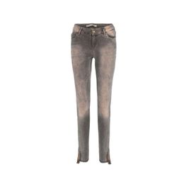 Cipo & Baxx CIPO & BAXX Damen Regular-fit-Jeans "Jeans", braun, Basic, Gr. 25, unifarben, 98% Baumwolle, 2% Elasthan, Jeans, in Regular-Fit, WD355