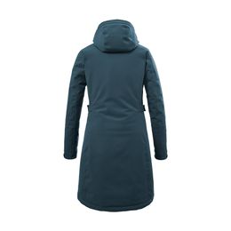 Killtec Damen Parka "KOW 165 WMN PRK", blau, Gr. 36, Obermaterial: 100% Polyester.Futter: 100% Polyester.F&uuml;llung: 100% Polyester, Jacken, Wasser- und