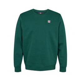 Rundhalspullover VINSON "VINSON Sweater VMJerry", Herren, Gr. L, botanical gr&uuml;n, Obermaterial: 80% Baumwolle, 20% Polyester, Pullover Rundhalspullover