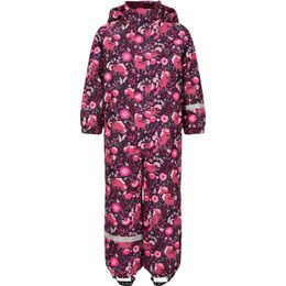 ZIGZAG Kinder Schneeoverall "Tower"beere, fuchsia, Gr. 116, 100% Polyester, Overalls, mit wasser- und winddichter TPU-Membran