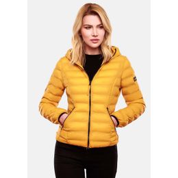 Navahoo Damen Steppjacke "Neevia", gelb, Gr. S, Obermaterial: 100% Nylon. Obermaterial &Auml;rmel: 100% Polyester. Innenfutter: 100% Polyester.