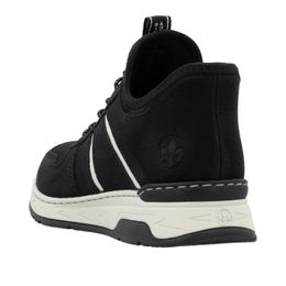 Rieker Damen Slip-On Sneaker "Ready2GO", Gr. 39, schwarz, Nubuklederimitat, Textil, Schuhe, Schlupfschuh, Halbschuh, Freizeitsneaker mit