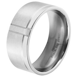 Adelia&acute;s ADELIA ́S Damen Fingerring "Damen Ring aus Edelstahl", 62, Edelstahl, silber, Edelstahl, Fingerringe