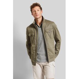 Bugatti Herren Blouson, gr&uuml;n, Gr. 54, 67% Baumwolle, 28% Polyamid, 5% Elasthan, Jacken, mit aufgesetzter Brusttasche