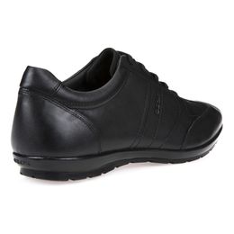 Geox Herren Schn&uuml;rschuh "UOMO SYMBOL", Gr. 40, schwarz, Leder, Schuhe, Business Schuh, Sneaker in eleganter Form