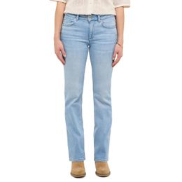 Mustang Damen Bootcut-Jeans "Damen Style Shelby Slim Boot"201 hellblau, Gr. 29, unifarben, Denim/Jeans, 80% Baumwolle, 15% Lyocell, 4%