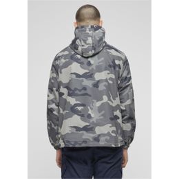 Brandit Herren Allwetterjacke "Brandit Herren Summer Pull Over Jacket"graucamouflage, Gr. M, mehrfarbig, 100% Polyester, Jacken