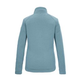 Killtec Damen Strickjacke "KOS 12 WMN FLX JCKT", blau, Gr. 46, Obermaterial: 100% Polyester, Strickjacken, Elastische Damenjacke, gestreift, mit