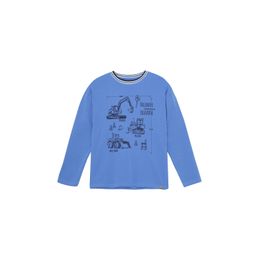 Minymo Jungen Sweater "Sweater MIT-shirt LS", rot, Gr. 134, Obermaterial: 95% Baumwolle CO. 5% Elasthan EL., Sweatshirts