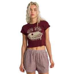 Billabong Damen Bermudas "Sun Fade"rot dahlia, Gr. M, Obermaterial:100% Walkfrottier;, Hosen