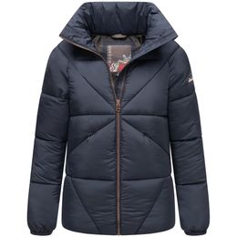Navahoo Damen Steppjacke "Schokolinaa 14", blau, Gr. XS, Obermaterial: 100% Polyester. Innenfutter: 100% Polyester. Wattierung: 100% Polyester.